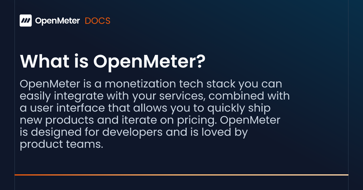 What is OpenMeter? | OpenMeter