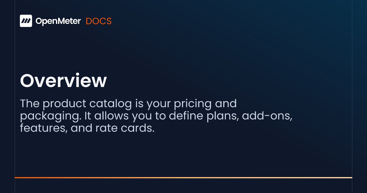 Overview | OpenMeter