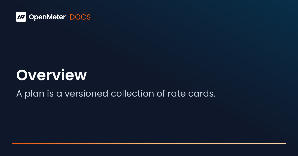 Overview | OpenMeter
